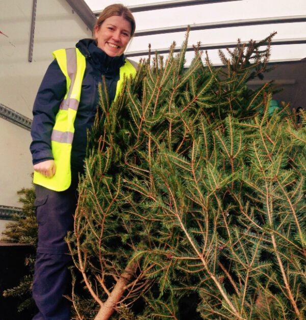 Christmas Tree Recycling Scheme to Support St Barnabas Hospice
