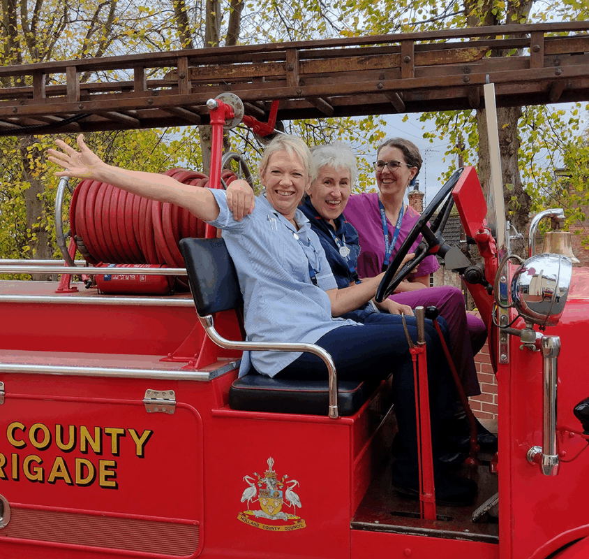 Fire-Walk-fire-bridage-engine-truck-Dr-Kat-Collett-Majella-Wright ...