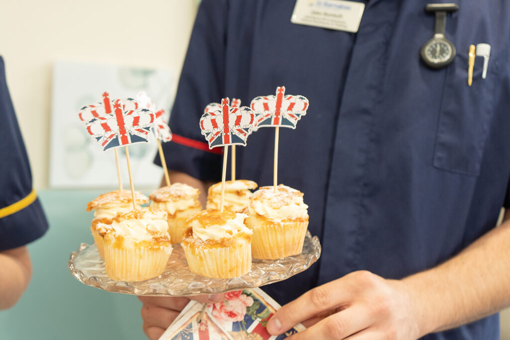 St Barnabas Coronation celebrations - cakes - St Barnabas Hospice